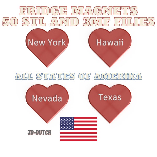 50 States Magnets - Etsy