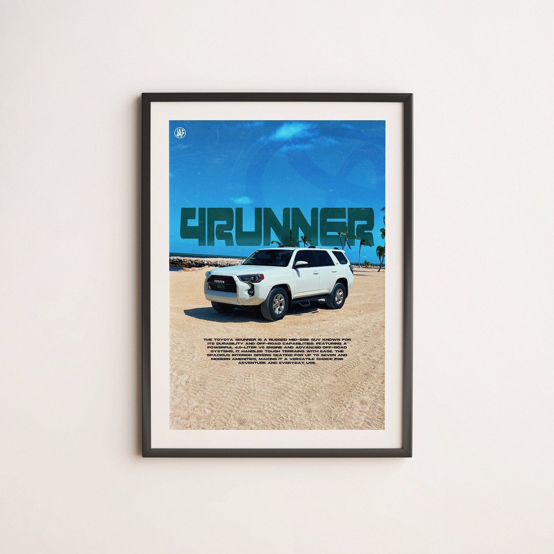 Toyota 4runner Digital Print *INSTANT DOWNLOAD*. A Great Wall Art Print ...