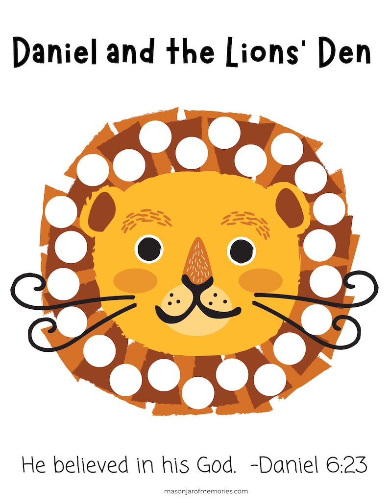Bible Stories, Daniel in the Lions Den, Bible Story Craft, Children's ...
