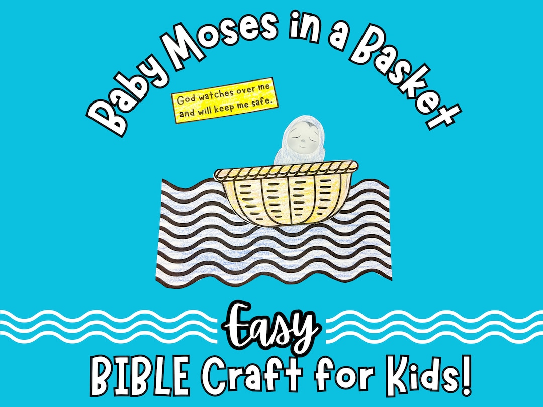 Easy Bible Crafts for Sunday School, Moses Bible Story, Moses in a ...