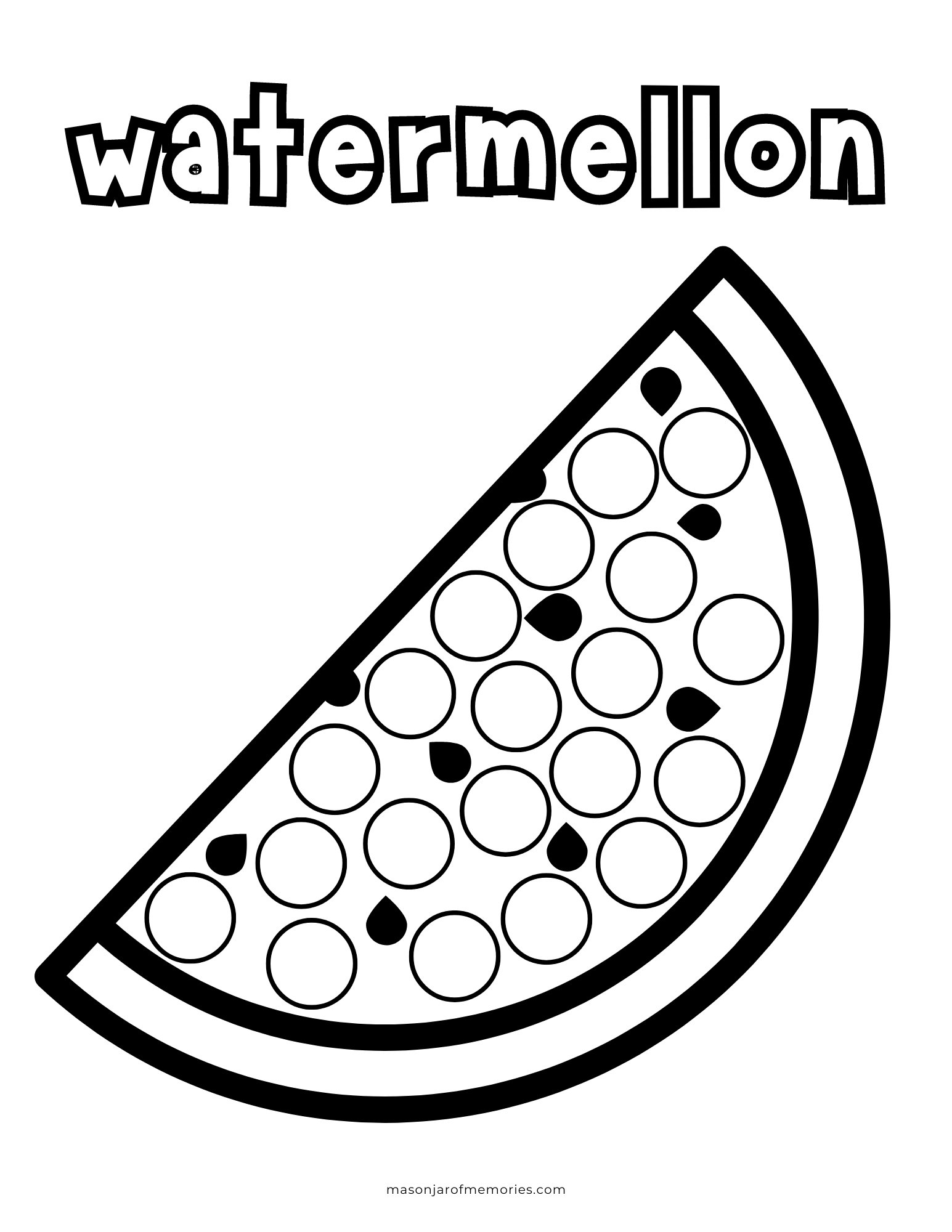 Summer Dot Marker Printables, Coloring Pages, Beach Bingo Dauber ...