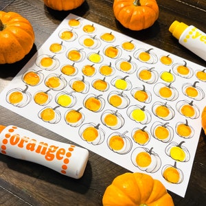 Pumpkin Worksheets for Preschool, Fall Coloring Pages, Apple Stamping ...