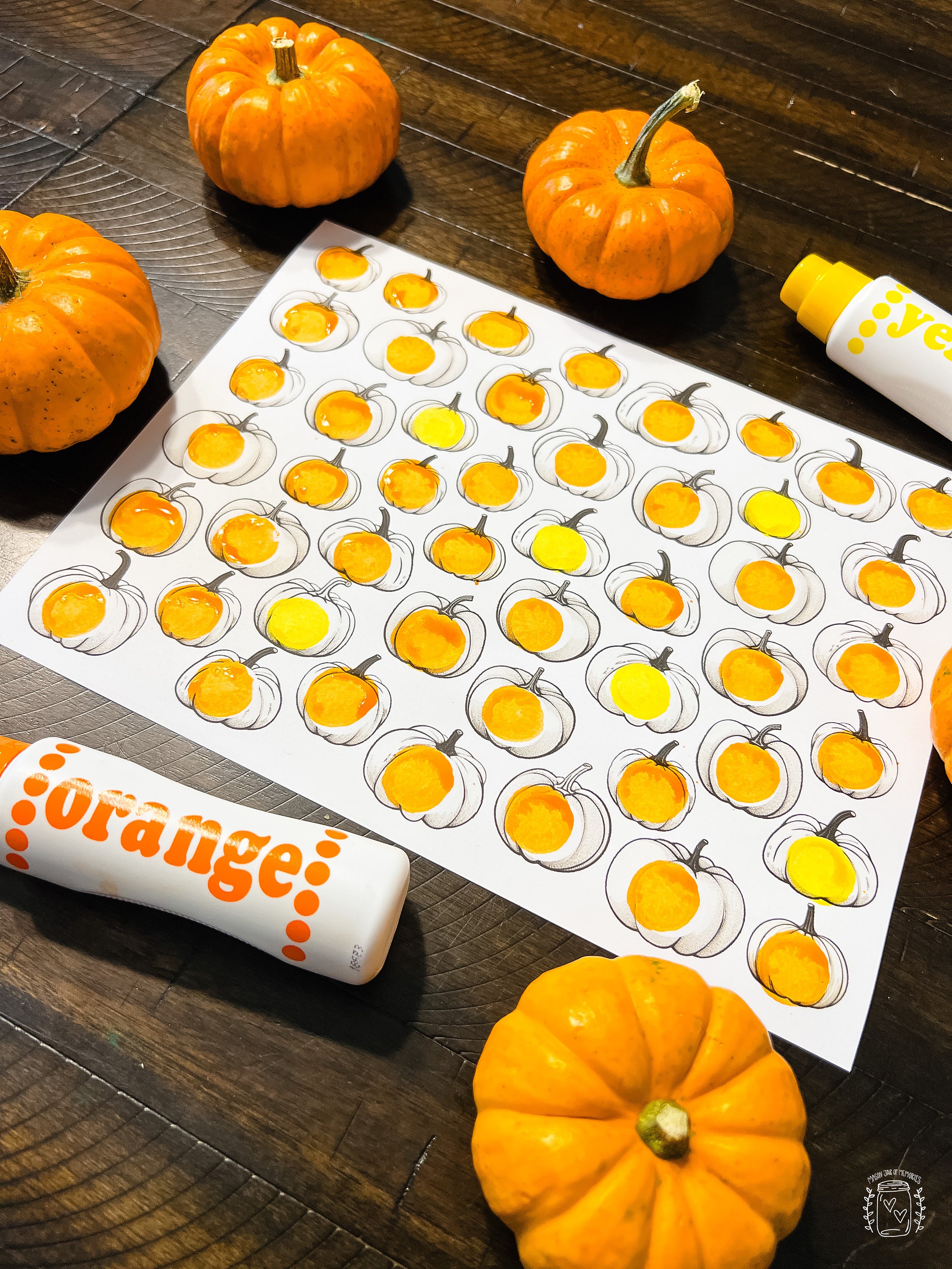 Pumpkin Worksheets for Preschool, Fall Coloring Pages, Apple Stamping ...