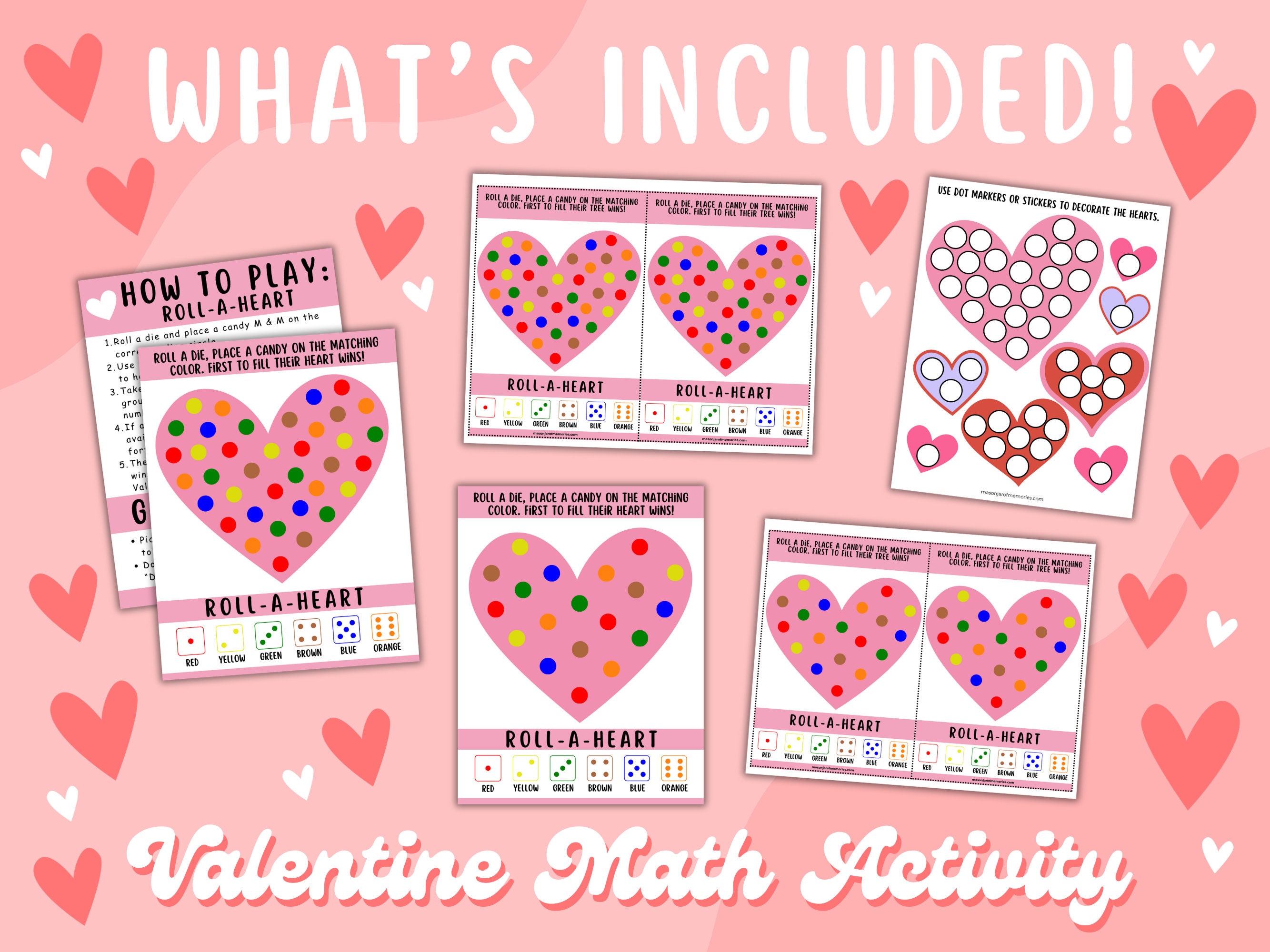 Holiday Math Game Bundle Printables| Seasonal Dice Games | 6 Holiday ...