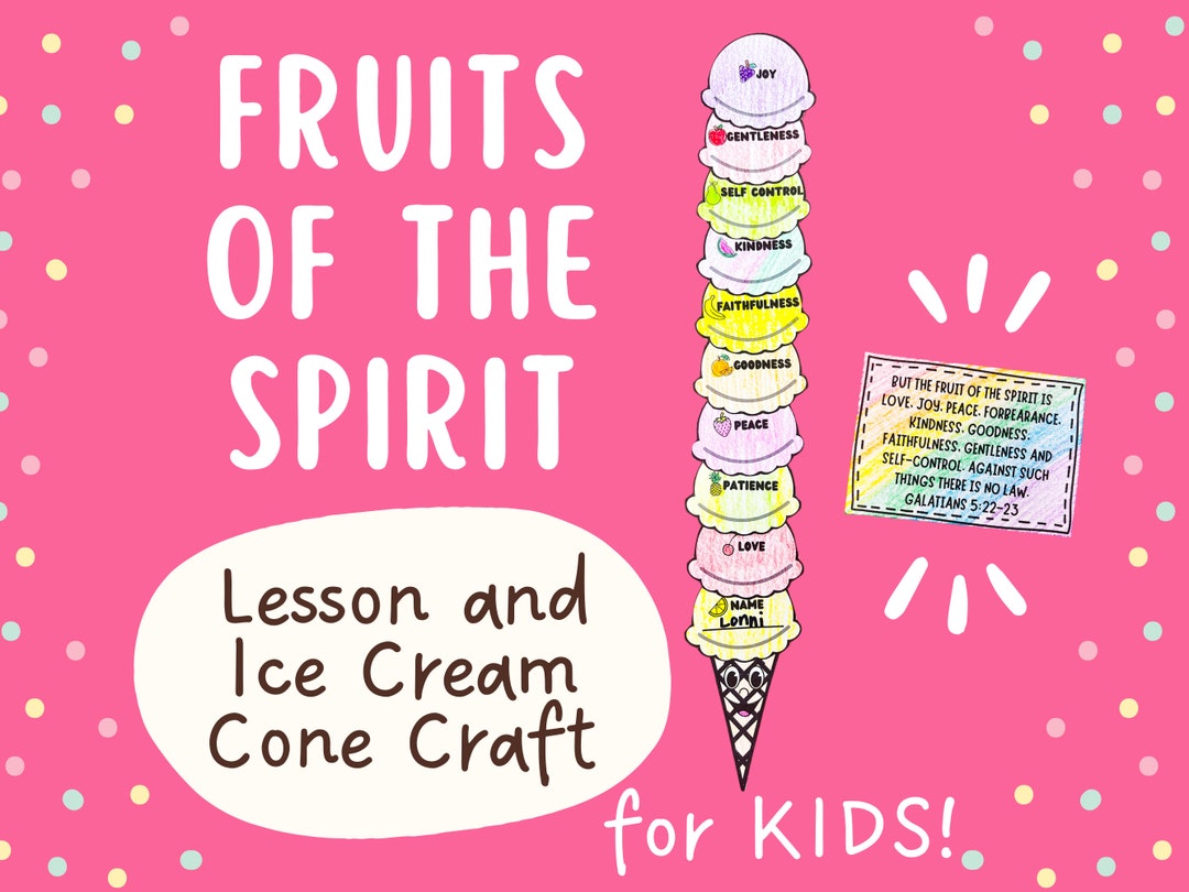 Galatians 5 22 23, Fruits of the Spirit Lesson and Craft for Kids ...