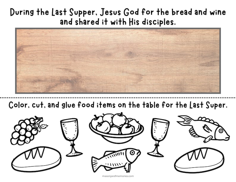 Easter Story Activities, Easter Bible Story, Palm Sunday, Last Supper ...