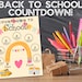 Back to School, Countdown, Students, Motivation, Graphic Organizer, Day ...