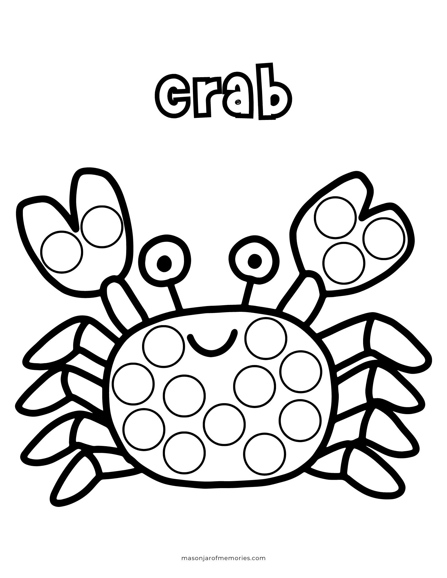 Summer Dot Marker Printables, Coloring Pages, Beach Bingo Dauber ...