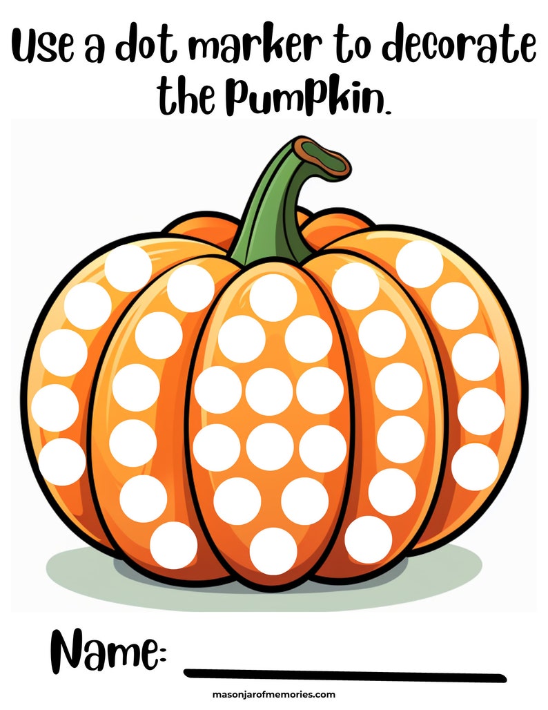 Roll-a-pumpkin Math Game Printable | Halloween & Fall Dice Activity PDF ...