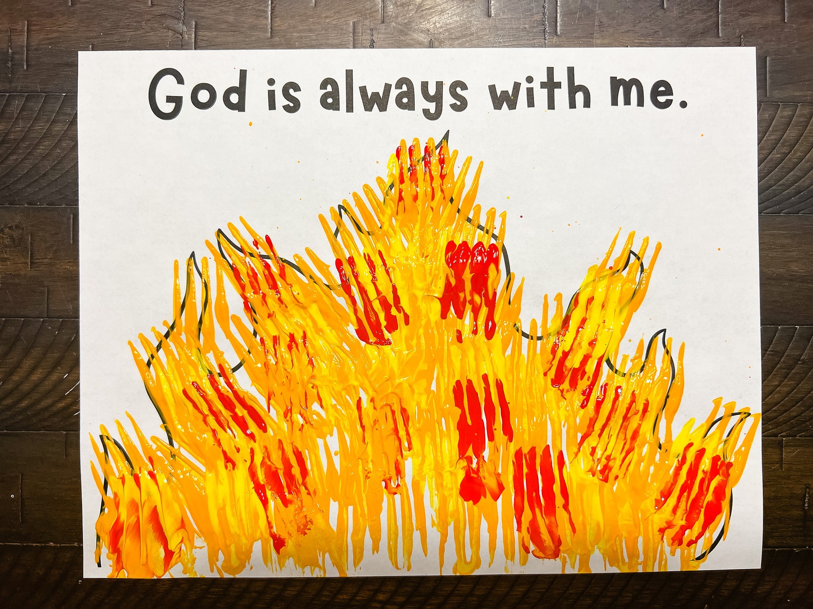 Fiery Furnace Craft Printable – Shadrach Meshach and Abednego Bible ...
