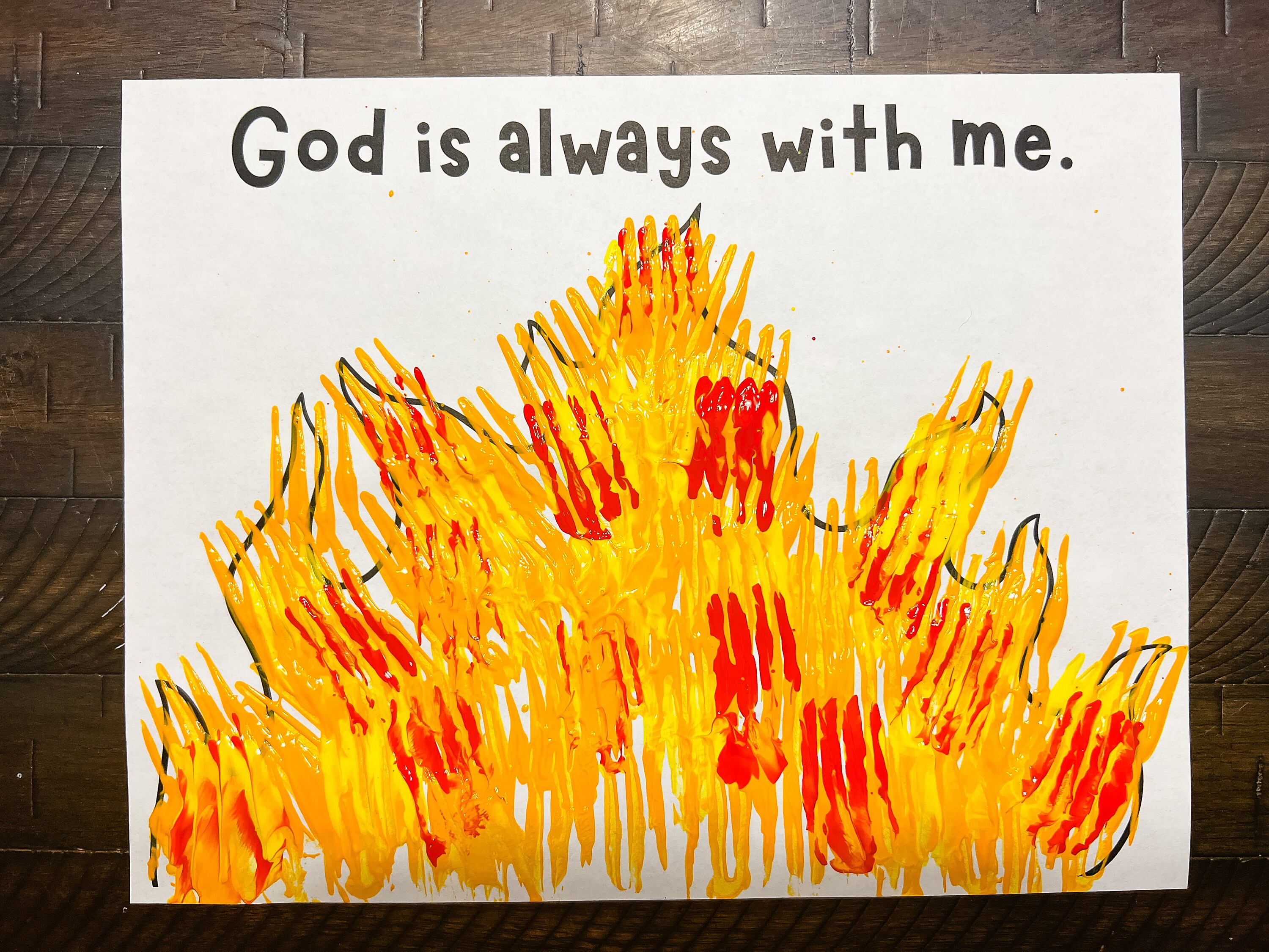 Fiery Furnace Craft Printable – Shadrach Meshach and Abednego Bible ...