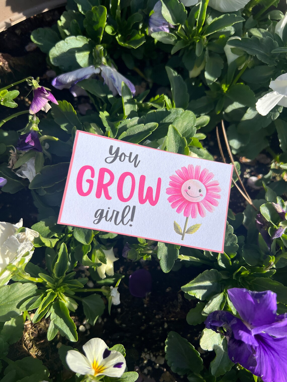 Garden Pun Encouragement Cards: Springtime Plant Tags (digital Download ...