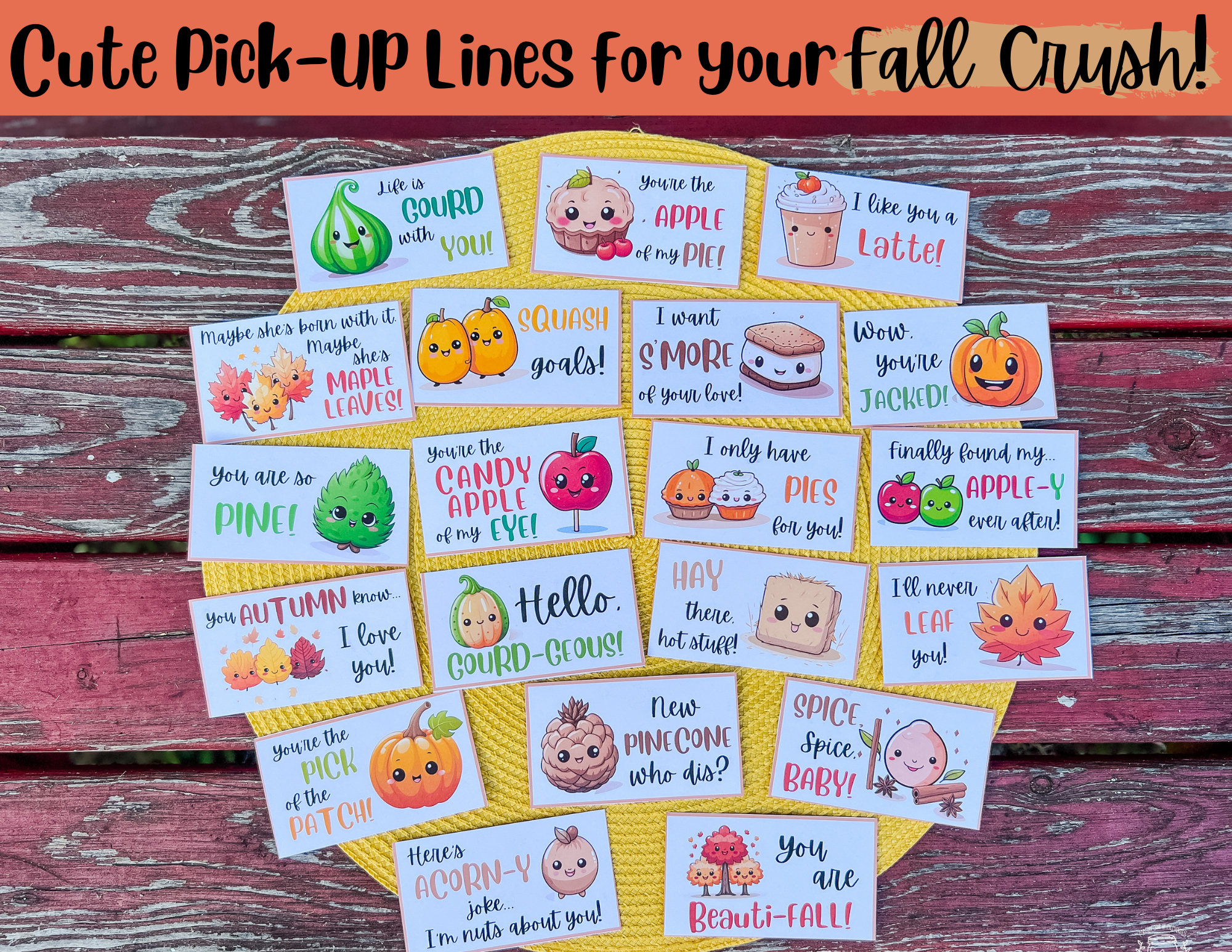 Fall Puns, Pick up Lines, Punny Pick up Lines, Lunch Box Notes, Puns ...