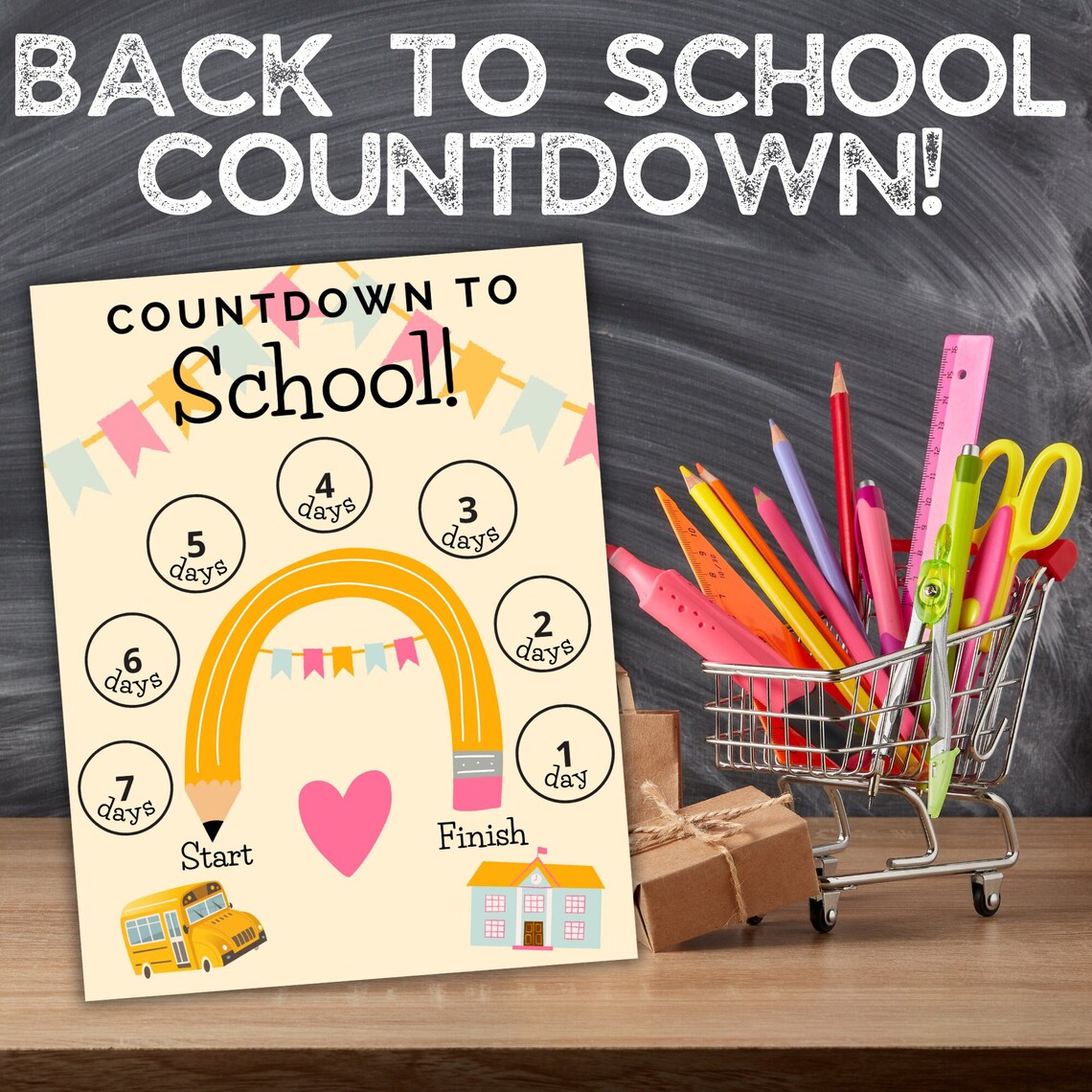 Back to School, Countdown, Students, Motivation, Graphic Organizer, Day ...