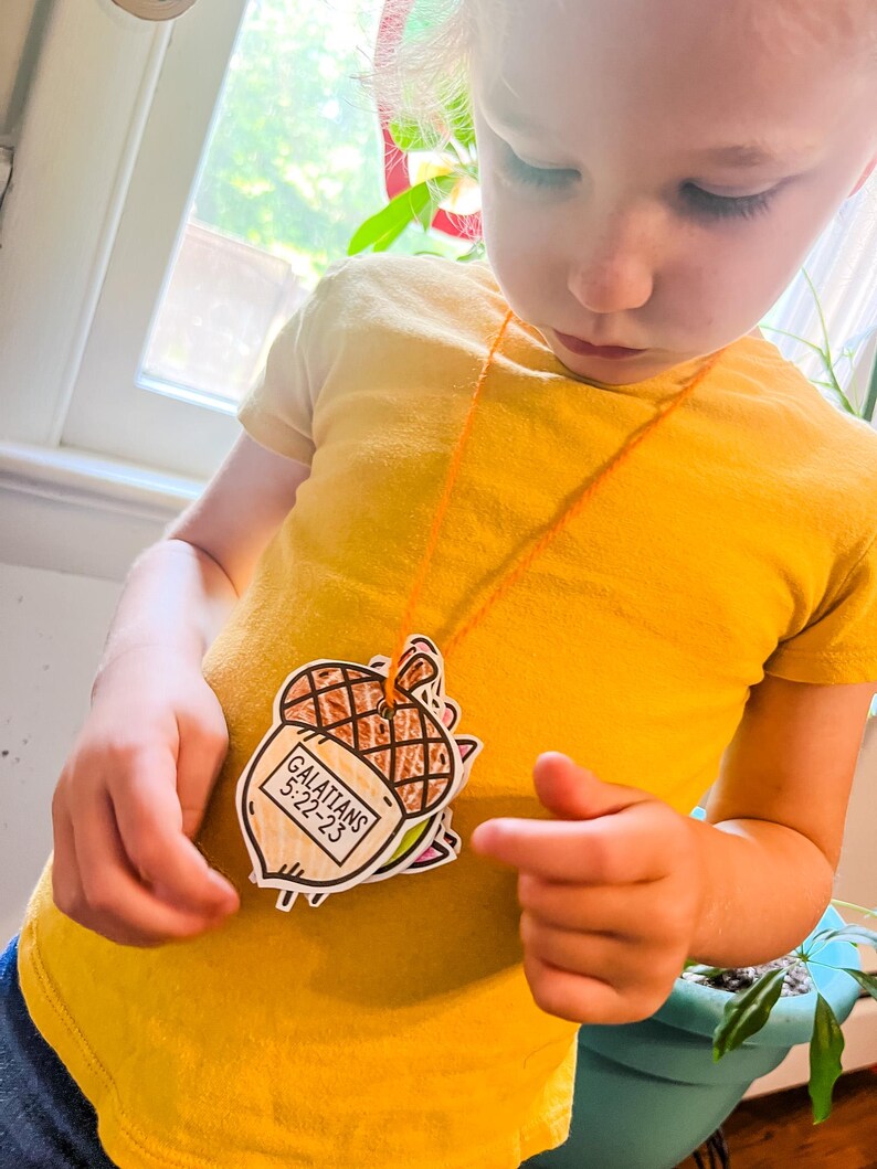 Fruits of the Spirit Bible Lesson & Fall Craft Printable | Sunday ...