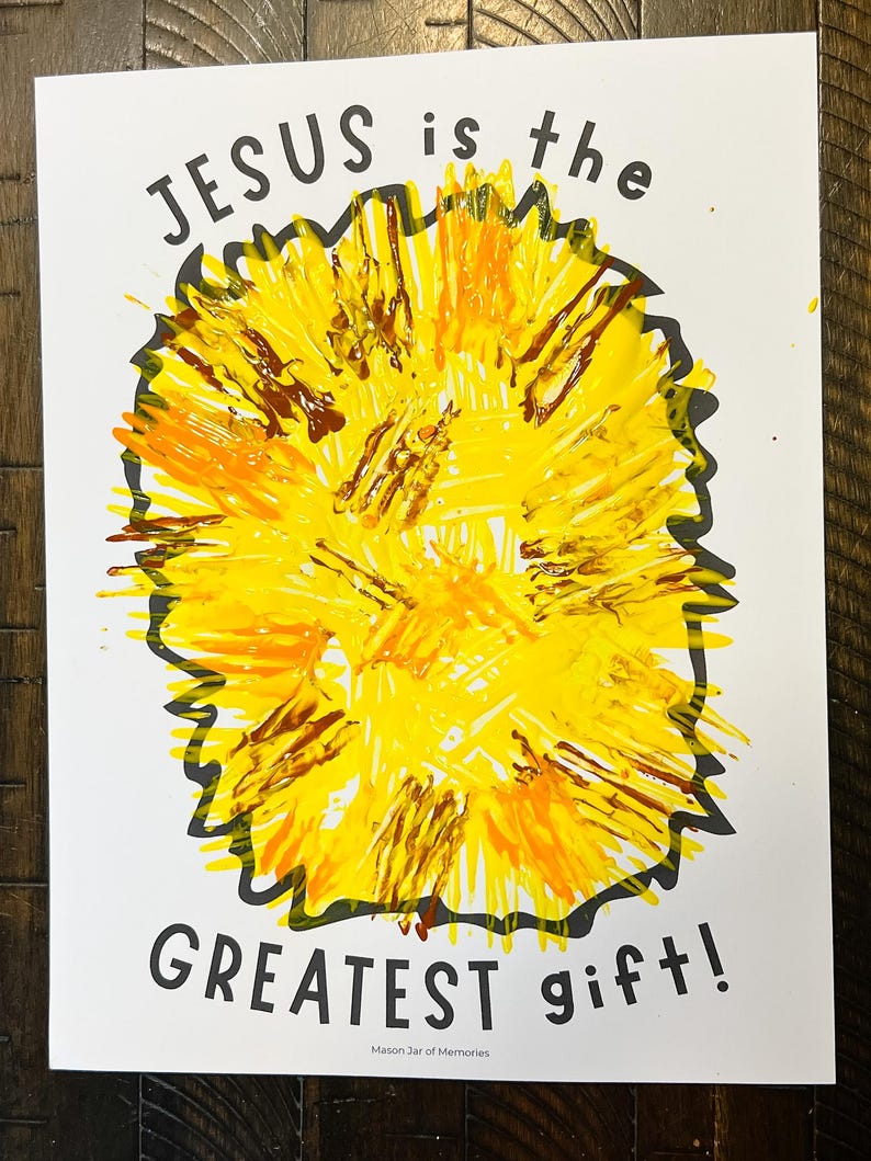 Christmas Baby Jesus Craft, Jesus Manger Activity for Kids, Birth of ...