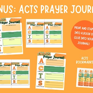 ACTS Prayer Model: Pumpkin Craft for Kids (digital Download) - Etsy