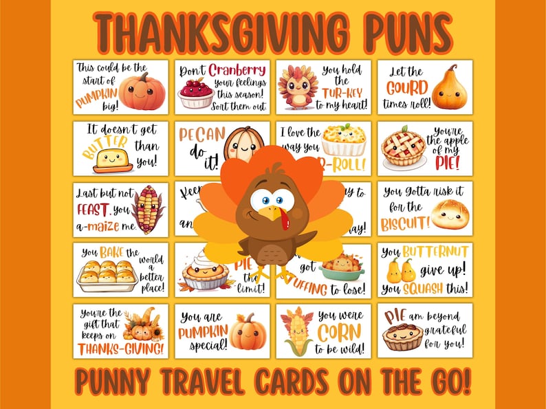 Fall Puns, Thanksgiving Cards to Spread Joy, Friendsgiving Ideas ...