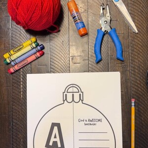 Christmas Craft for Sunday School, ACTS Prayer Model for Kids, 3D ...