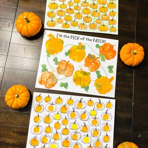 Pumpkin Worksheets for Preschool, Fall Coloring Pages, Apple Stamping ...