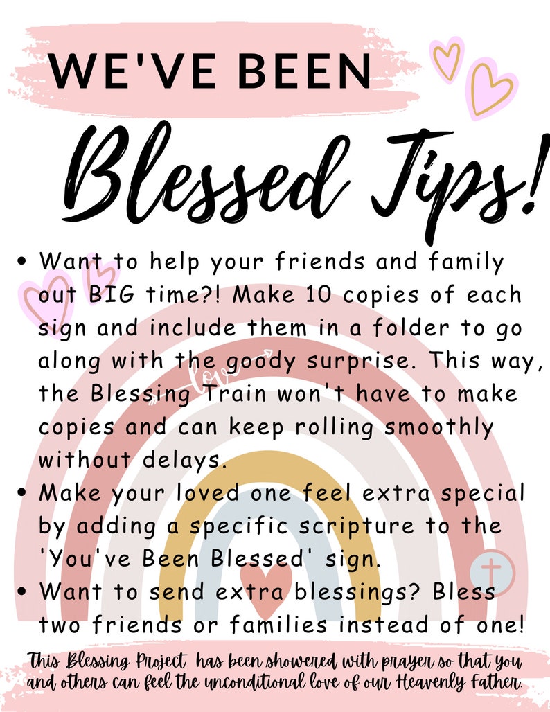 You’ve Been Blessed Game Printable | Christian Church Activity ...