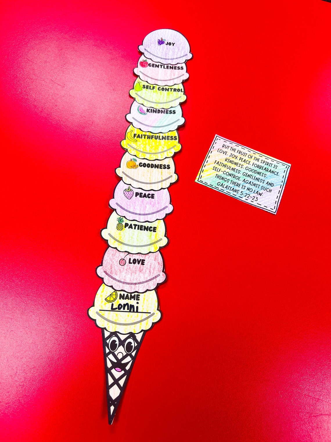 Galatians 5 22 23, Fruits of the Spirit Lesson and Craft for Kids ...