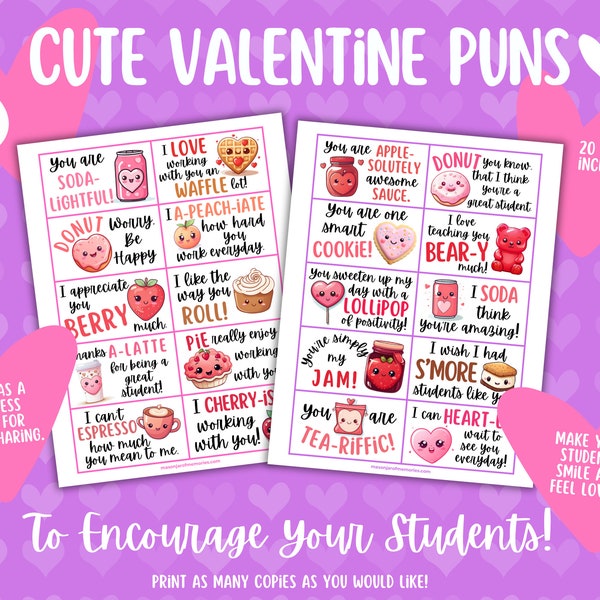 Punny Valentines - Etsy