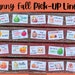Fall Puns, Pick up Lines, Punny Pick up Lines, Lunch Box Notes, Puns ...