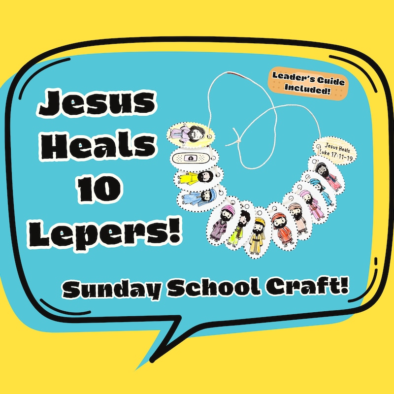 Jesus Heals the 10 Lepers - Etsy