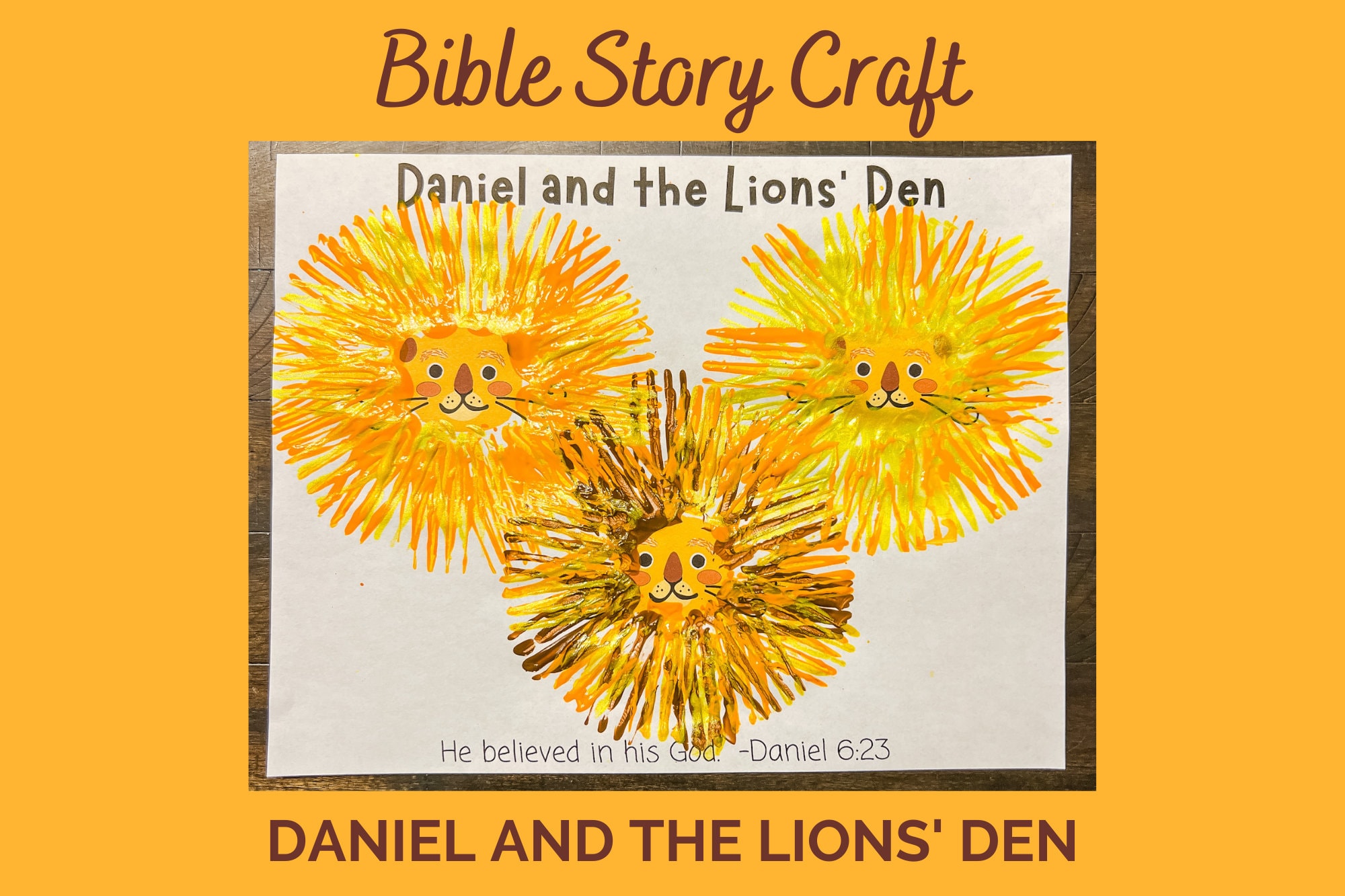 Childrens Church, Bible Lessons, Daniel and the Lions Den, Preschool ...