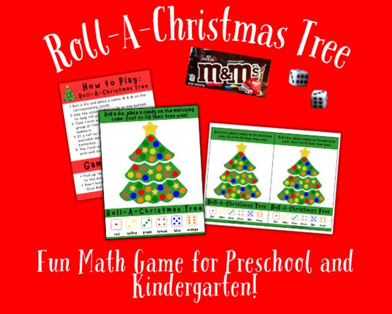 Holiday Math Game Bundle Printables| Seasonal Dice Games | 6 Holiday ...