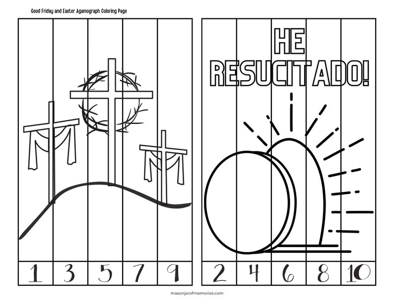 Historia bíblica de Pascua, manualidad de Pascua, actividades del ...