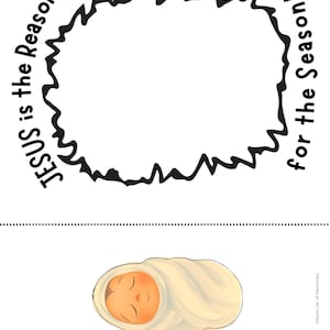 Birth of Jesus Craft for Kids, Away in the Manger, Fork Painting, Jesus ...