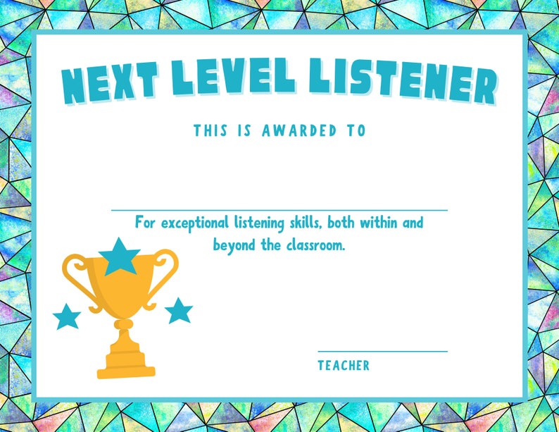 Student Awards, Certificates, End of the Year Awards, End of the Year ...