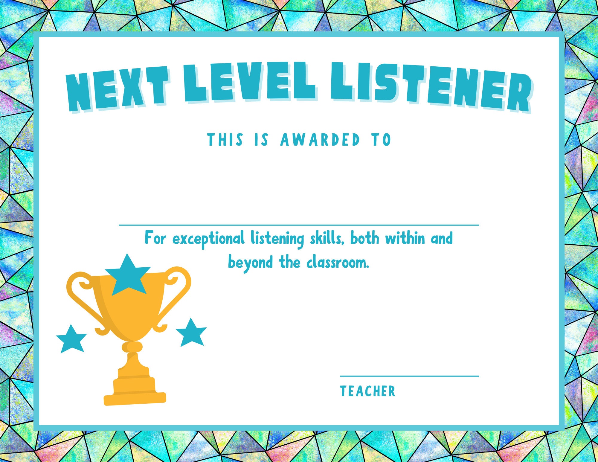 Student Awards, Certificates, End of the Year Awards, End of the Year ...