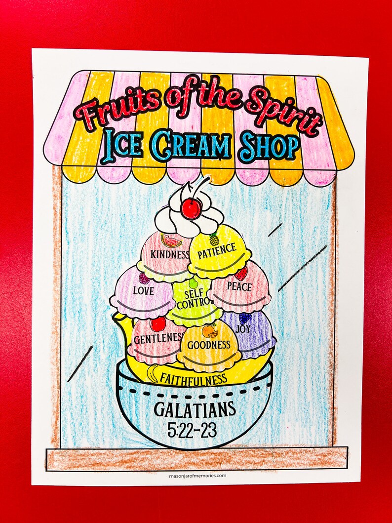 Kids Bible Lesson, Fruits of the Spirit, Sunday School Lesson, Summer ...