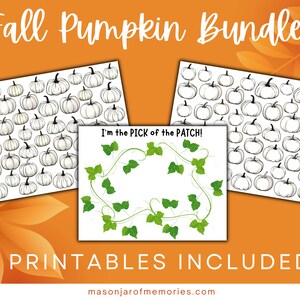 Pumpkin Worksheets for Preschool, Fall Coloring Pages, Apple Stamping ...