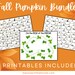 Pumpkin Worksheets for Preschool Fall Coloring Pages Apple - Etsy