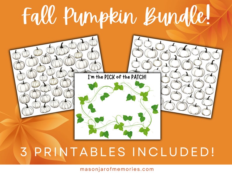 Pumpkin Worksheets for Preschool, Fall Coloring Pages, Apple Stamping ...