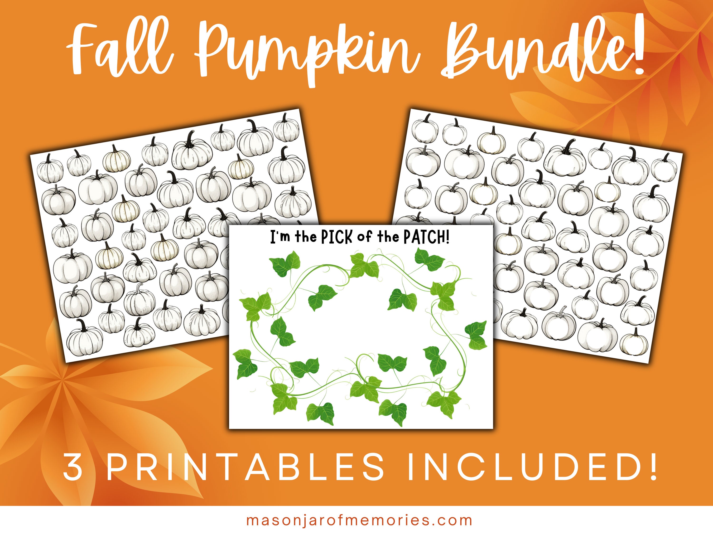 Pumpkin Worksheets for Preschool, Fall Coloring Pages, Apple Stamping ...