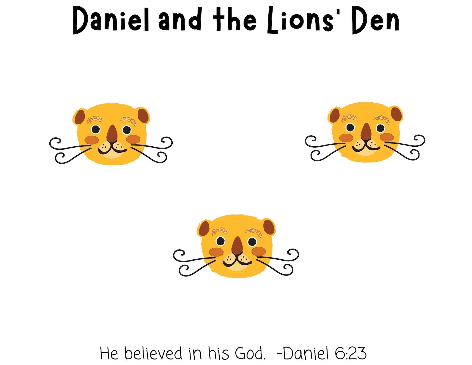 Childrens Church, Bible Lessons, Daniel and the Lions Den, Preschool ...