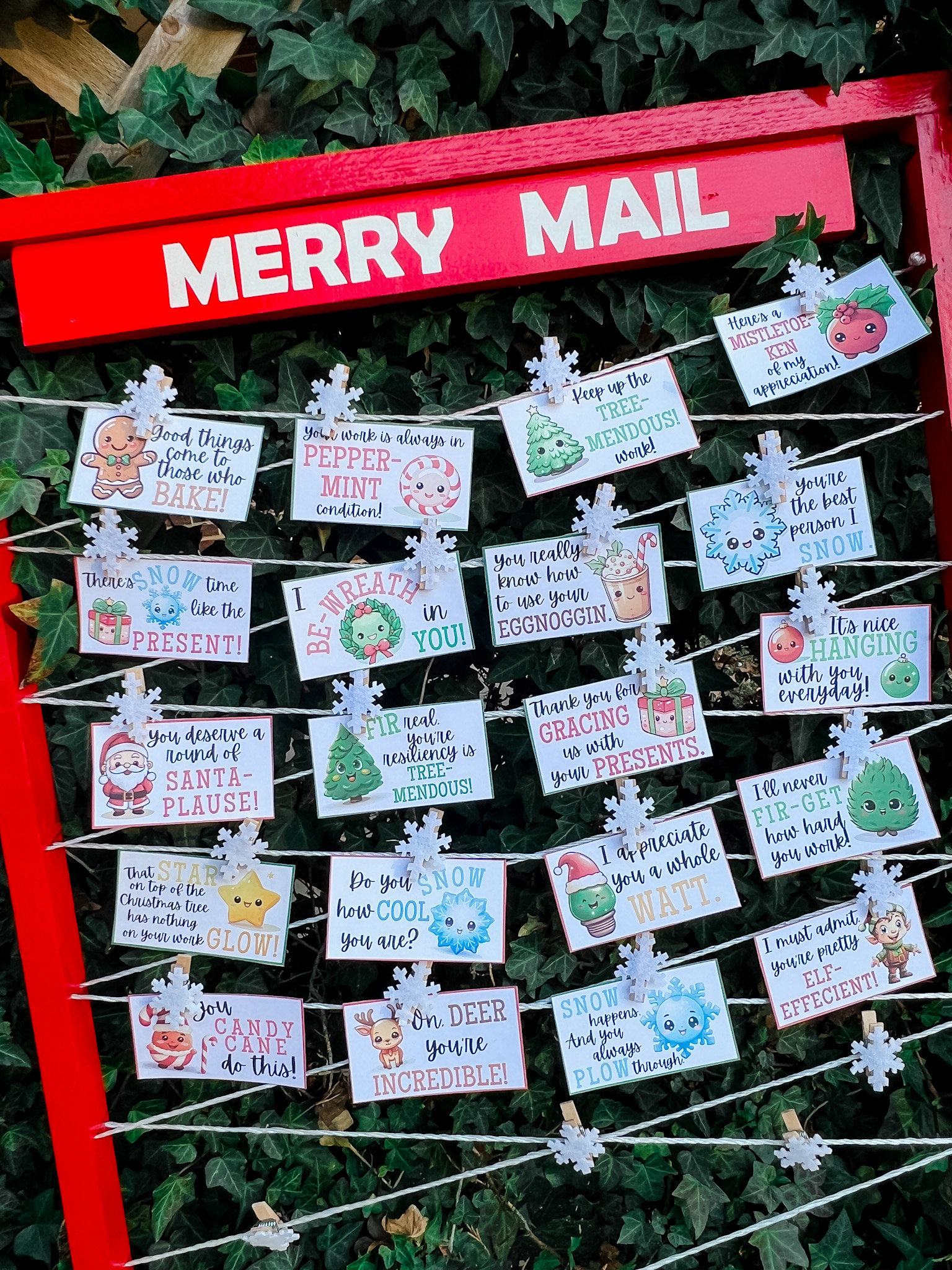 Christmas Puns, Punny Puns, Encouragement Cards, Morale Booster ...