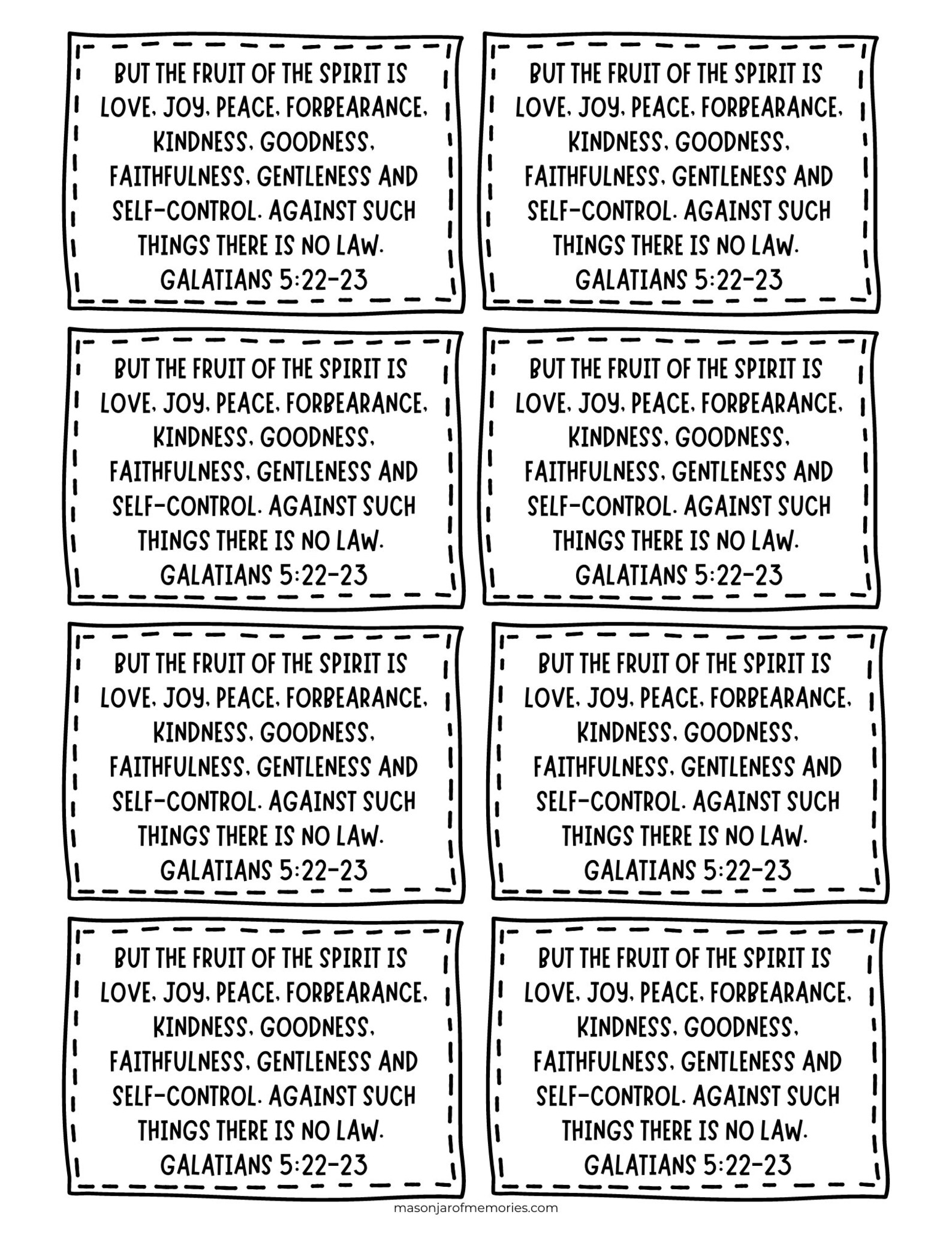 Galatians 5 22 23, Fruits of the Spirit Lesson and Craft for Kids ...