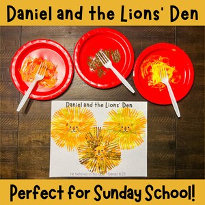 Daniel and the Lions' Den & Fiery Furnace Crafts: Sunday School Lessons ...