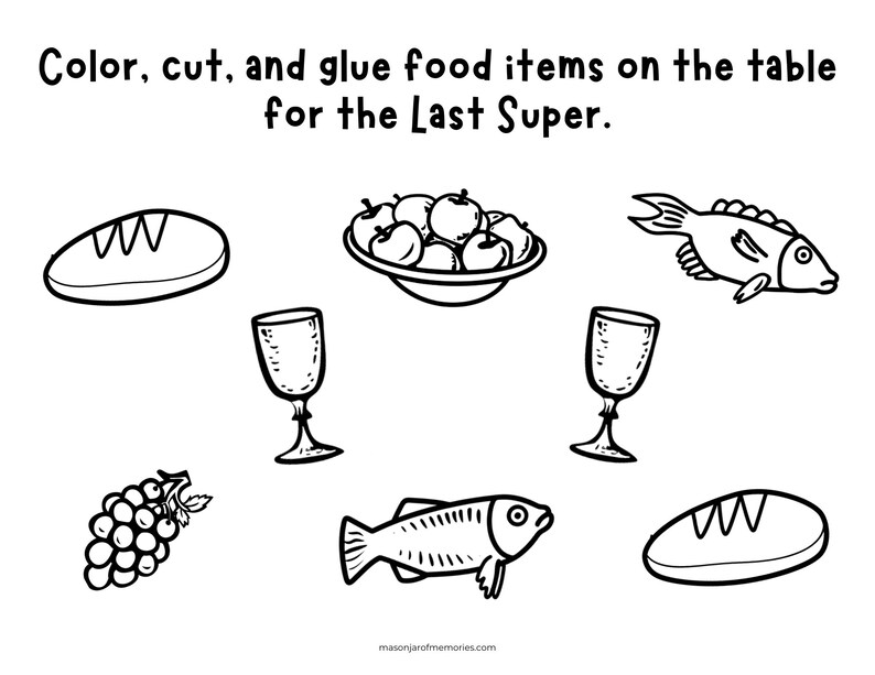 Easter Story Activities, Easter Bible Story, Palm Sunday, Last Supper ...