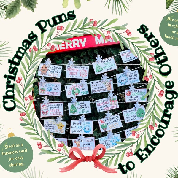 Christmas Puns - Etsy