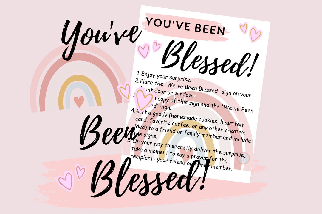Youve Been Booed Christian Version, You've Been Blessed, Blessing ...