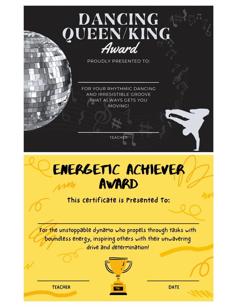 End of Year Student Awards Certificates Printable | Fun Classroom ...