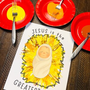 Christmas Baby Jesus Craft, Jesus Manger Activity for Kids, Birth of ...