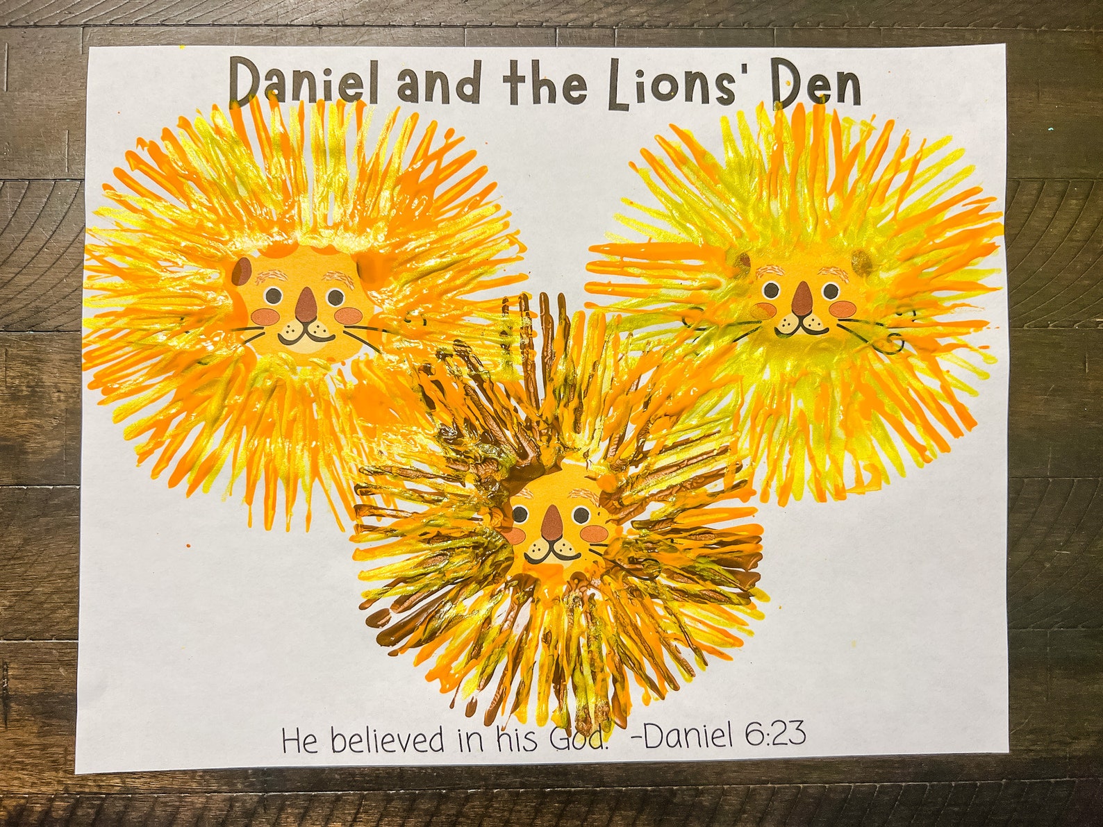 Bible Stories, Daniel in the Lions Den, Bible Story Craft, Children's ...